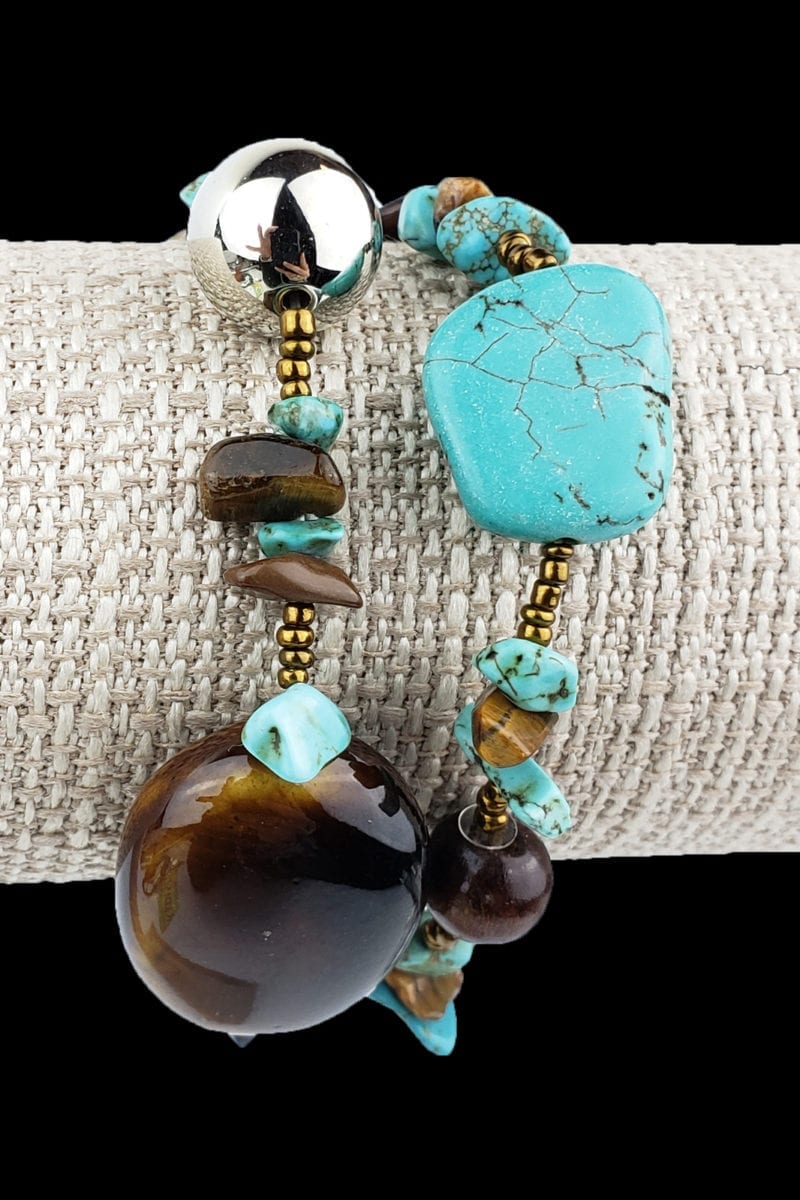 EB493 – Tatanka Stretch Bracelet – Trisha Waldron Designs